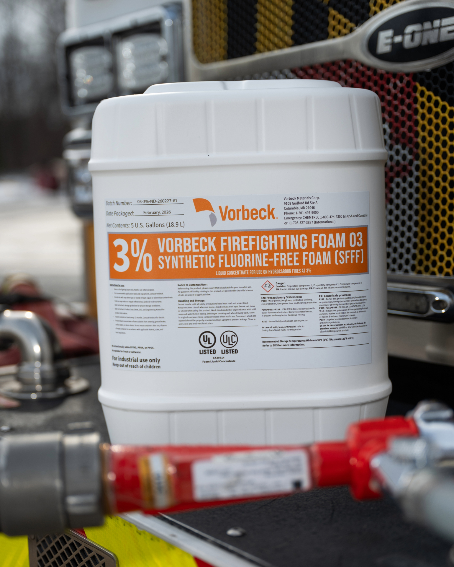 PFAS-Free Firefighting Foam | Vorbeck O3